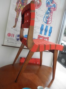 4 Douglas Snelling webbed dining chairs | Red Rider